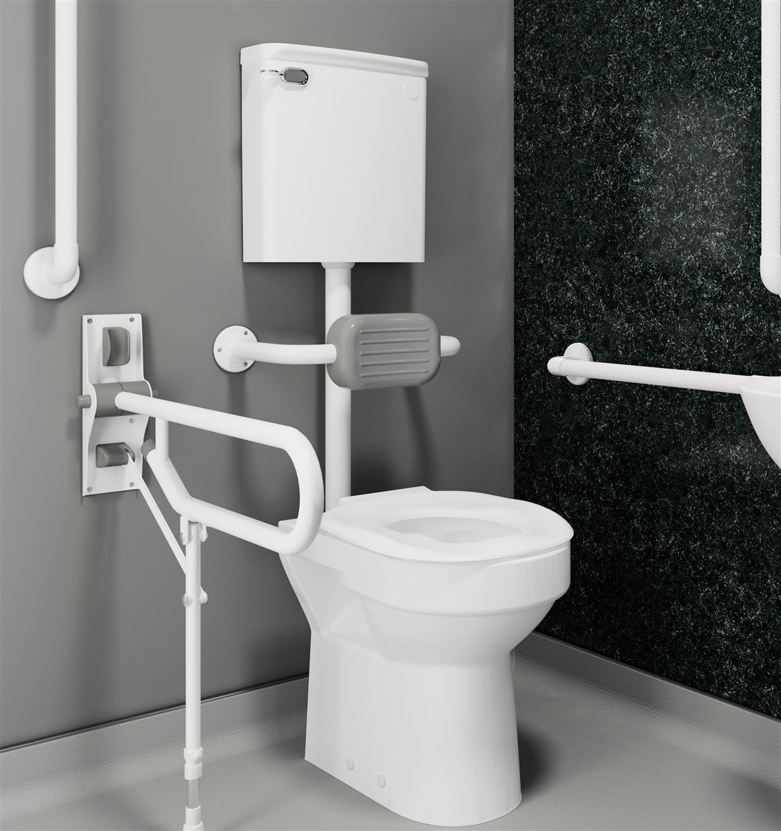 AKW Navlin Doc M Low Level Cistern Lever Flush 23559 – Key West Bathrooms