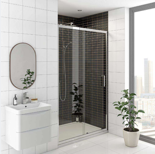 Kartell K-VIT KV8 Sliding Shower Screens (All Sizes) – Key West Bathrooms