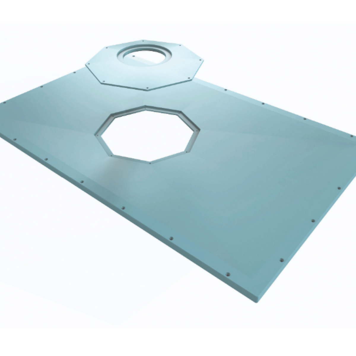 AKW Tuff Form8 1500× 1200mm Wet Room Former Without Waste – (21137) – Key West Bathrooms