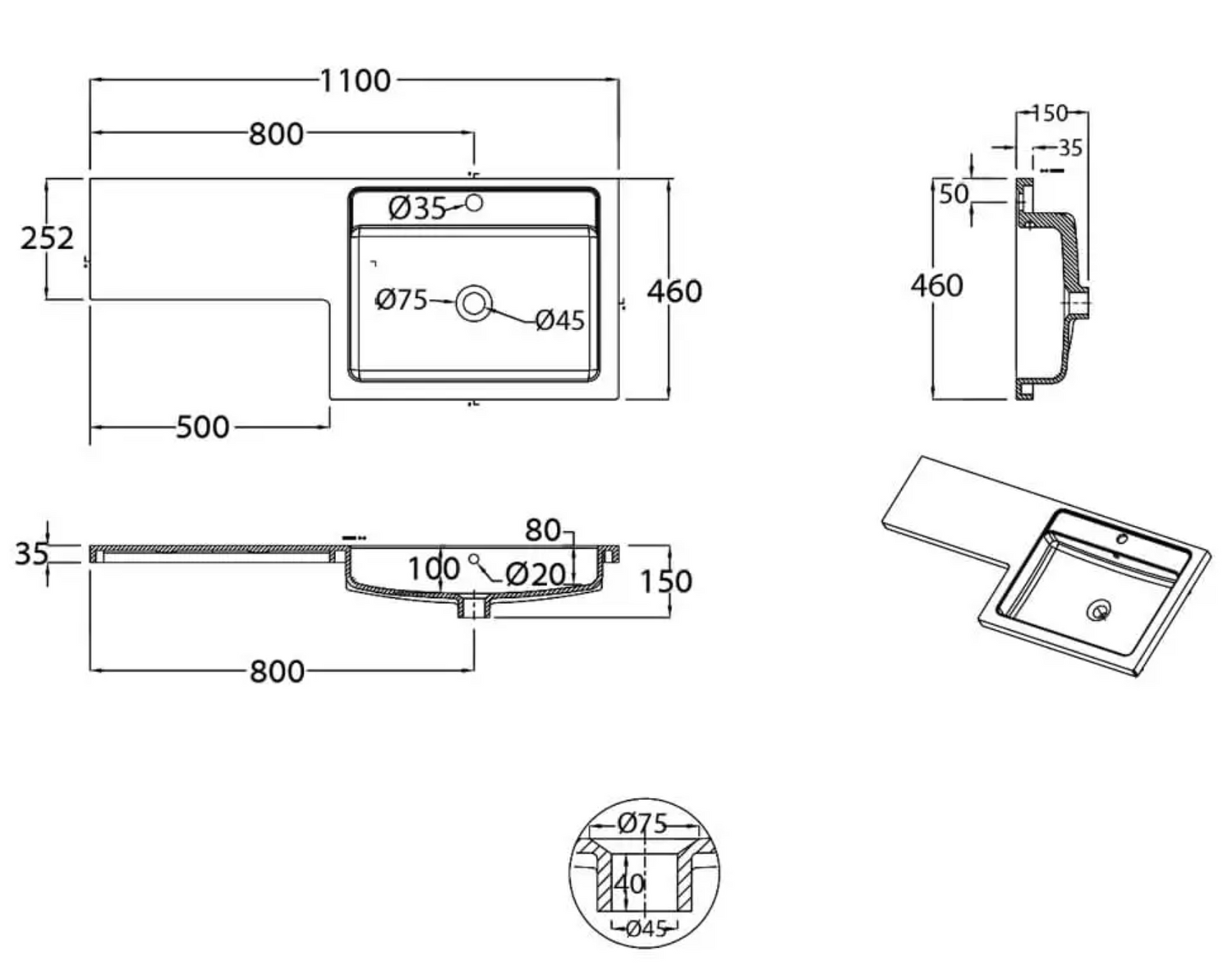 Kartell K-VIT 1100mm L-Shaped Door Unit Right-Hand Furniture Pack - Sl ...