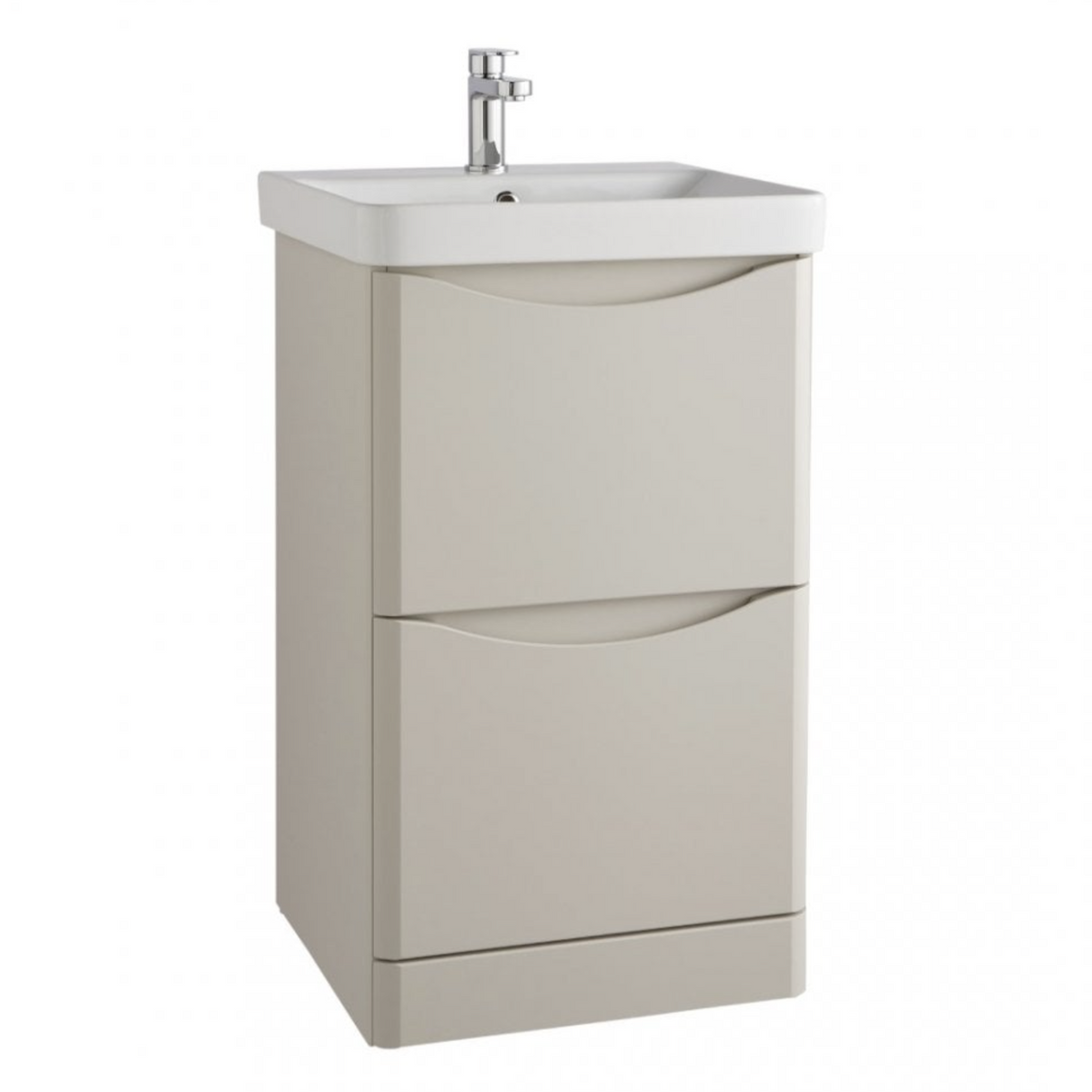 Kartell K-VIT Arc 500mm Floor Standing 2 Drawer Unit With Ceramic Basi ...